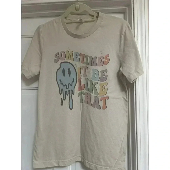 Bella Canvas | Tops | Retro Y2k Smiley Faces Tee Smile Vintage Graphic ...
